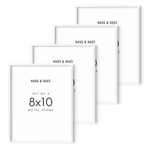 Haus and Hues 8x10 White Picture Frame - 8x10 White Frame, White 8x10 ...