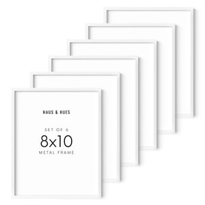 Haus and Hues 8x10 White Picture Frame - 8x10 White Frame, White 8x10 ...