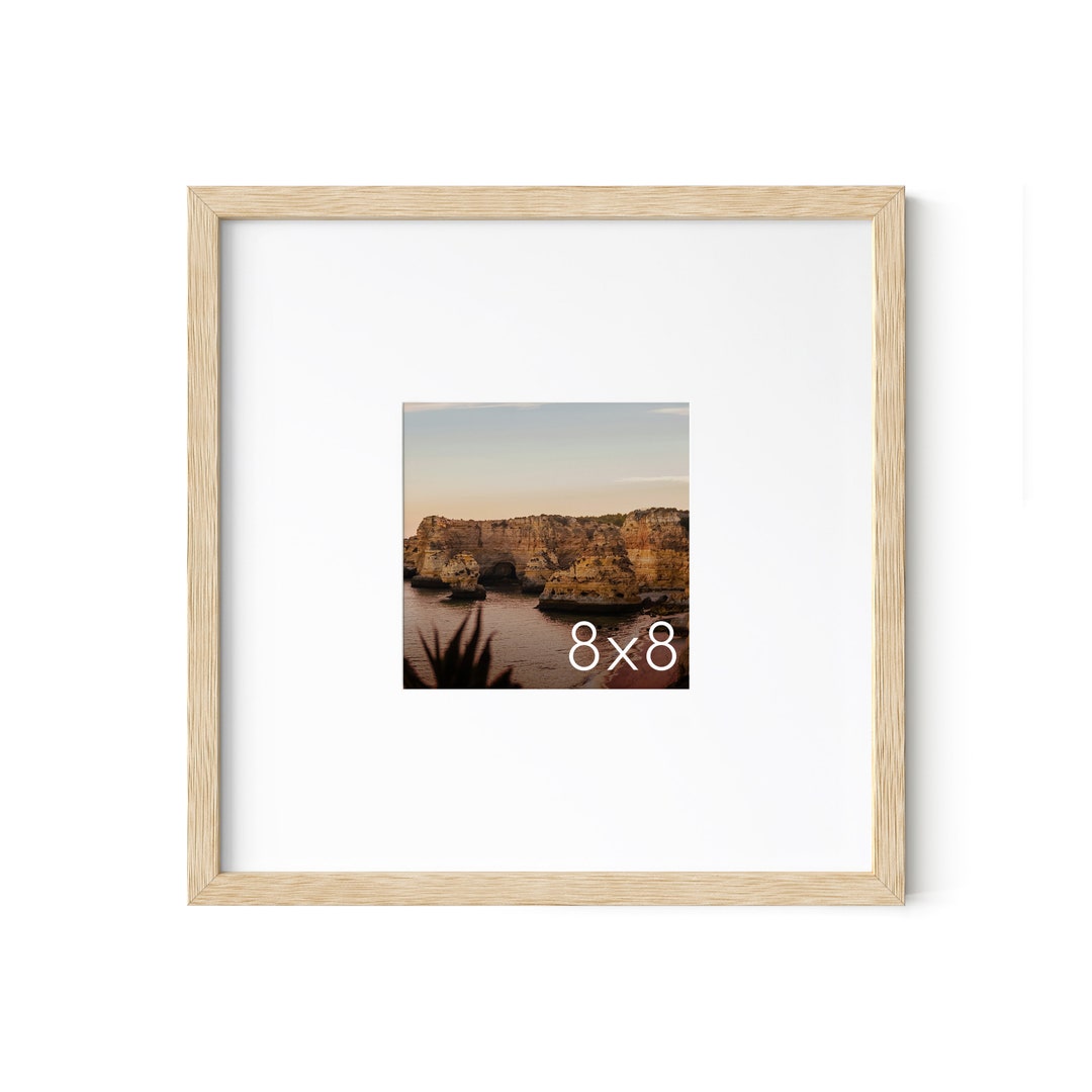 Haus and Hues 8x8 Frames -square Frames Beige Picture Frames, 8x8 ...