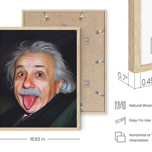 Funny Einstein Poster: Meme Wall Art for Dorm Room - Etsy