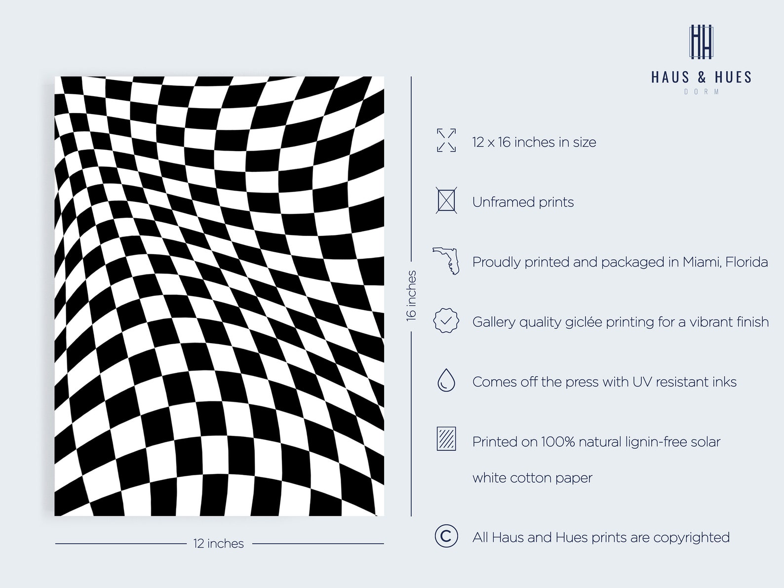 80s Room Decor Aesthetic Checkerboard Poster by Haus and - Etsy