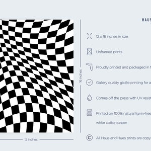 80s Room Decor Aesthetic Checkerboard Poster by Haus and - Etsy