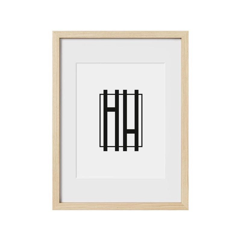 Wooden Frame Matted 5x7 - Etsy