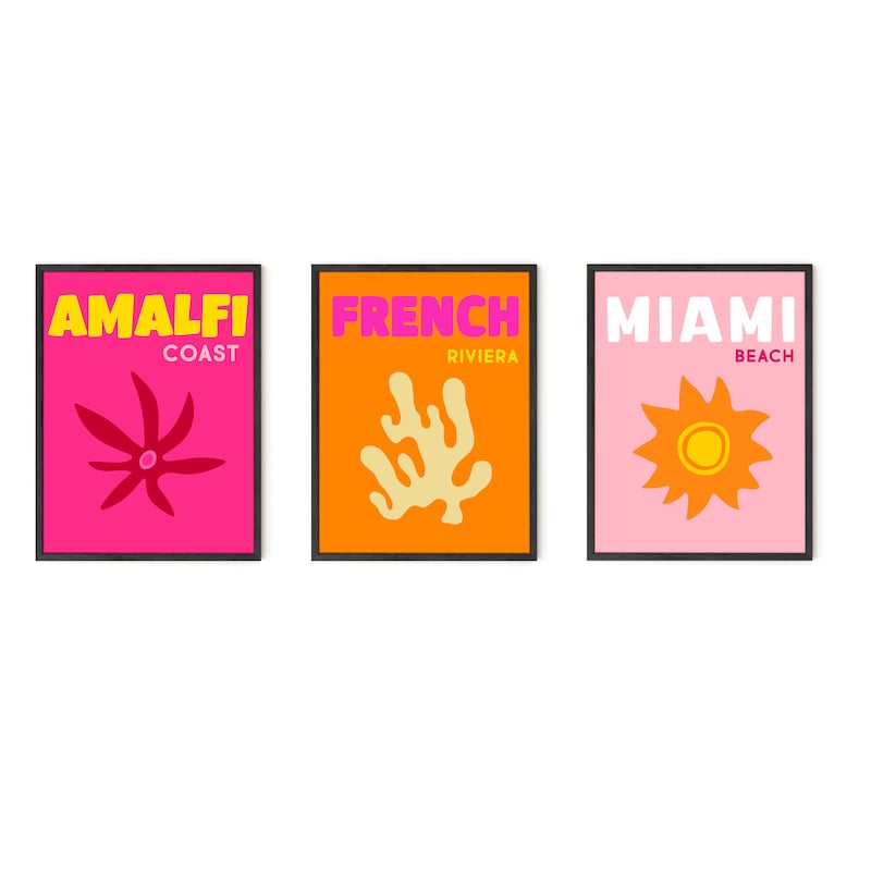 Preppy Posters Prints - Etsy