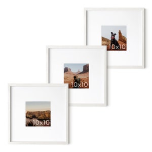 Haus and Hues 10 X 10 Picture Frame - 10x10 Wood Frame, 10x10 Picture ...