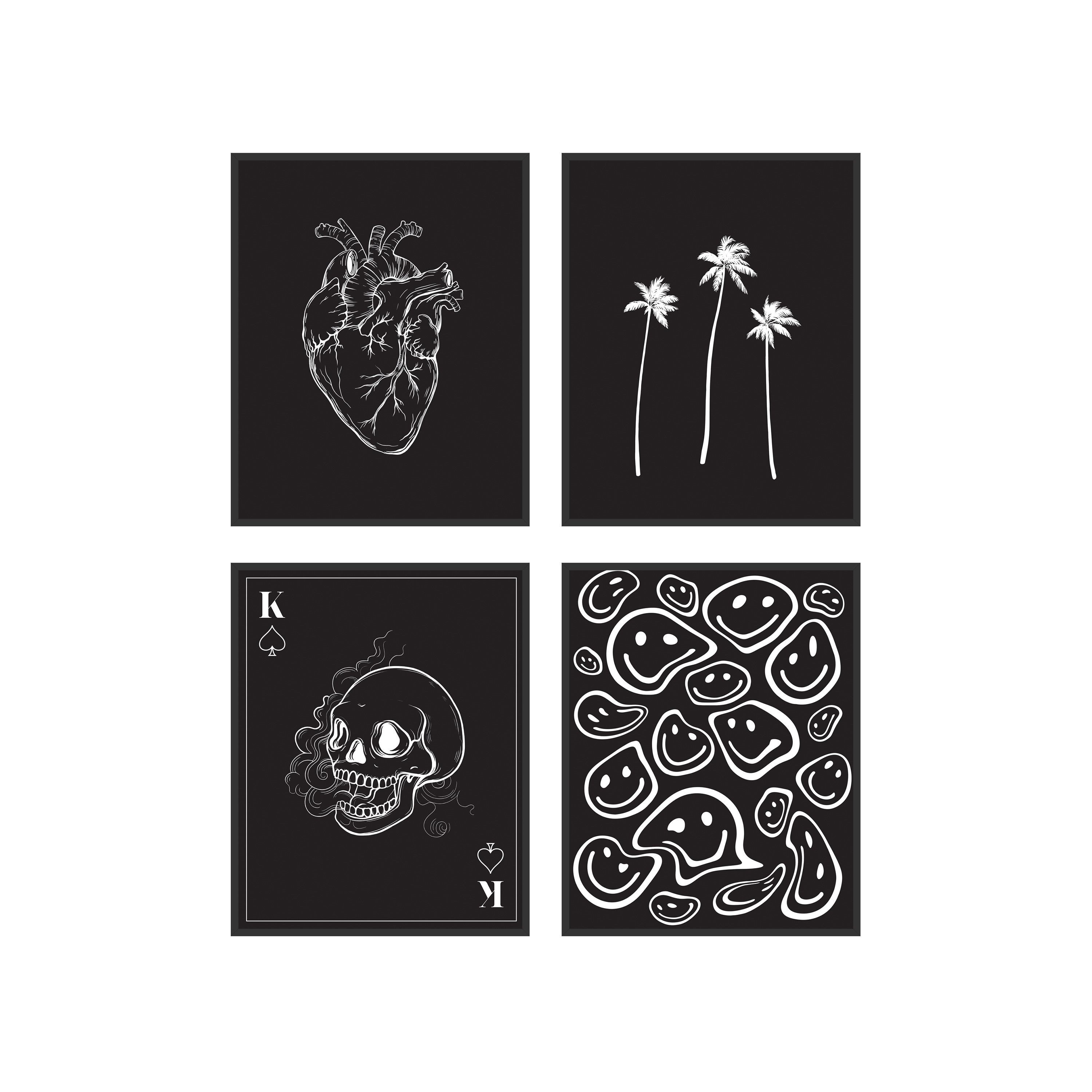 Carteles En Blanco Y Negro Láminas Blanco Y Negro Muy Chic, Pósters