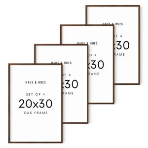HAUS AND HUES 20 X 30 Frame Set of 1-20 by 30 Picture Frame, 20x30 ...