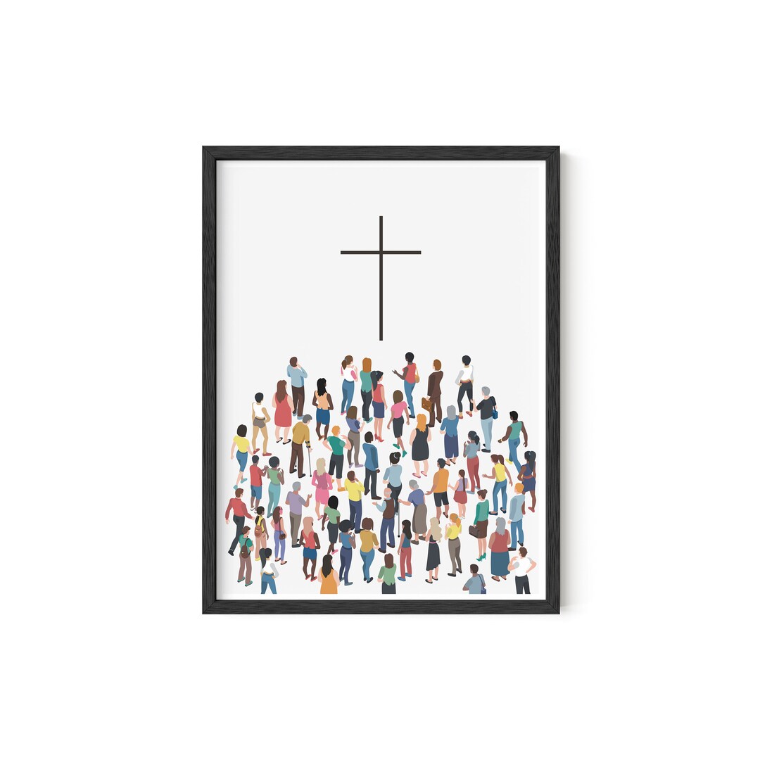 Cross of Jesus Christ Poster: Religious Christian Wall Art - Etsy
