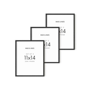 Haus and Hues 11x14 Frame Set of 1 11x14 Wood Frame 11x14 - Etsy