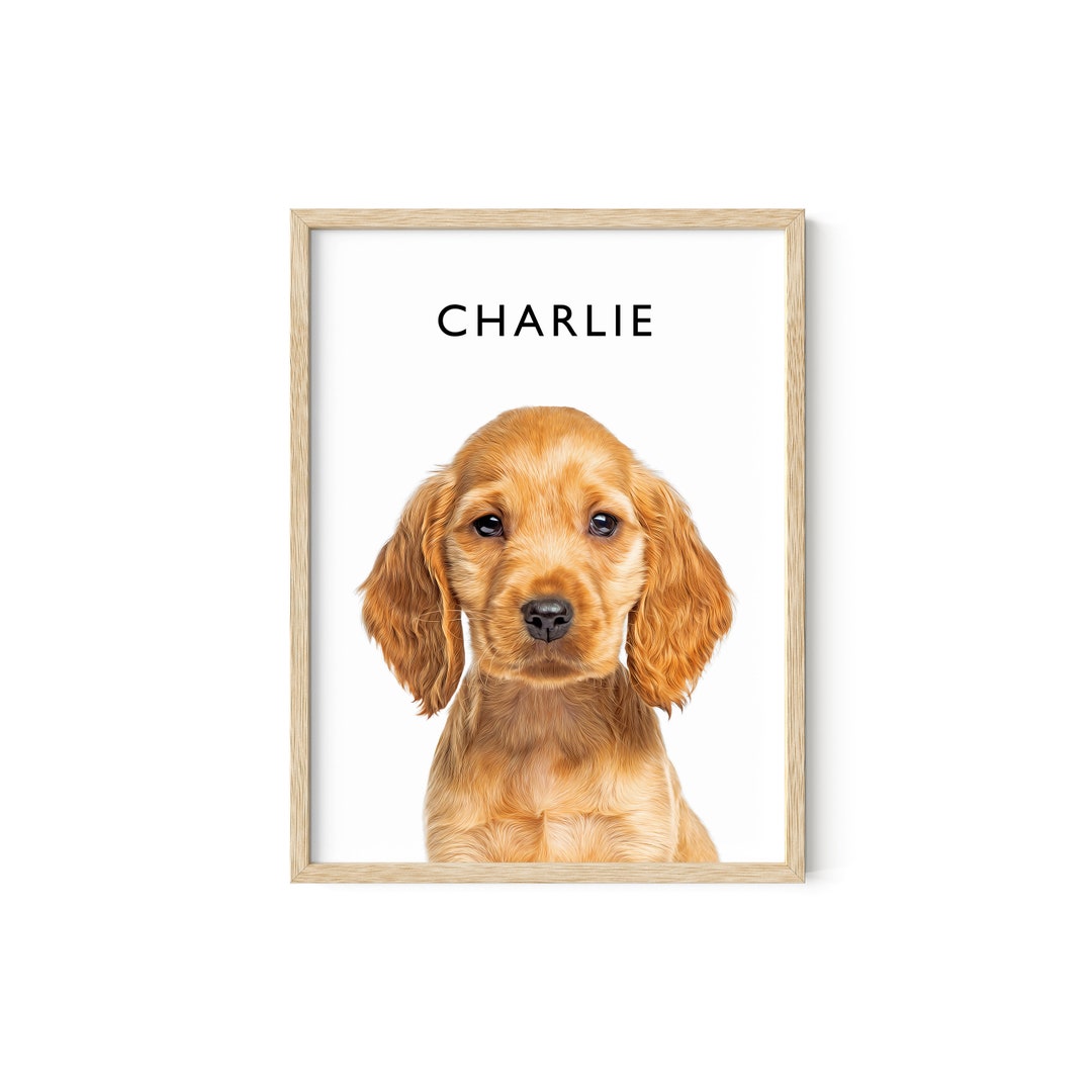 Create Your Own Customize Poster of Pet Portrait or Landscape - Custom ...