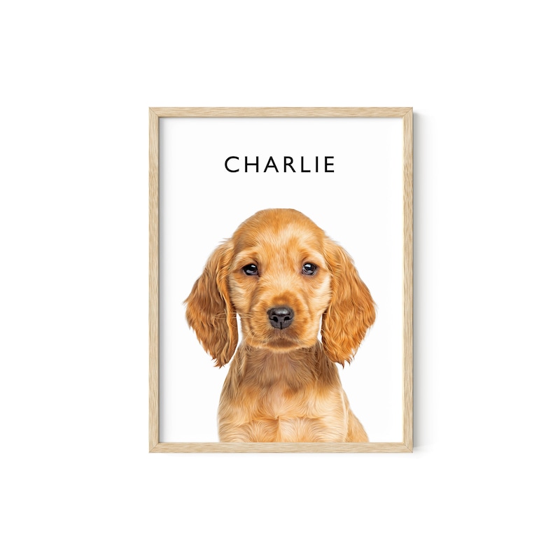 Custom Dog Poster - Etsy