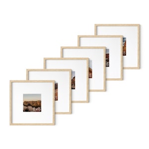 Haus and Hues 8x8 Frames -square Frames Beige Picture Frames, 8x8 ...