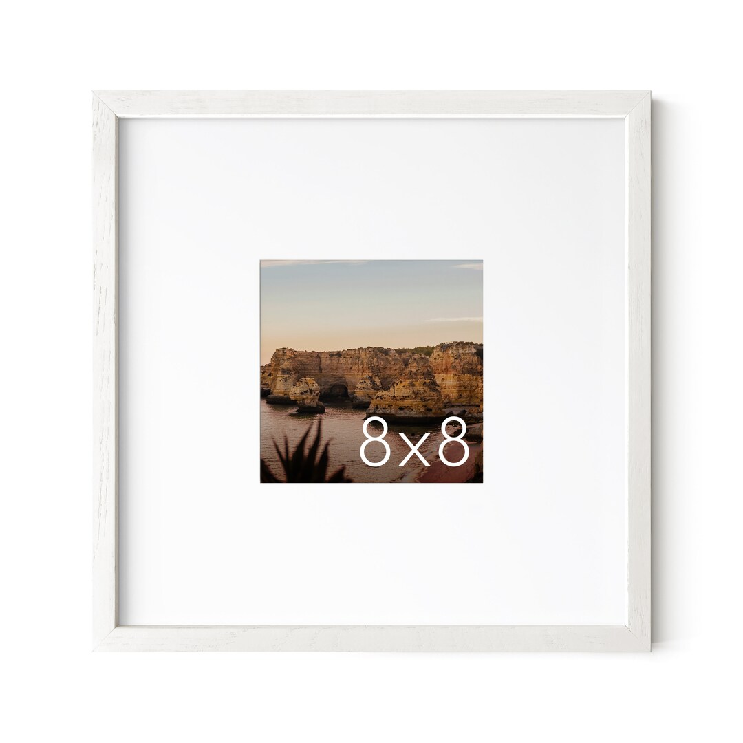 Haus and Hues 8x8 Frames -square Frames White Picture Frames, 8x8 ...