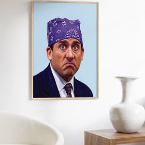 Michael Scott 'prison Mike' Poster - the Office Wall Art - Etsy