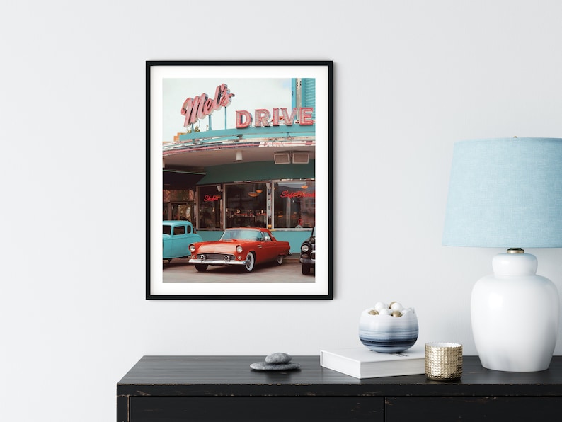 Wall Art Vintage Car 90s Posters by Haus and Hues Retro | Etsy