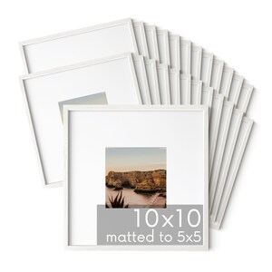 Haus and Hues 10 X 10 Picture Frame - 10x10 Wood Frame, 10x10 Picture ...