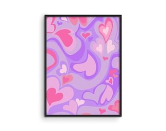 Haus and Hues Pink Pictures Wall Decor Indie Posters for | Etsy