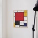 Piet Mondrian Geometric Art - Etsy