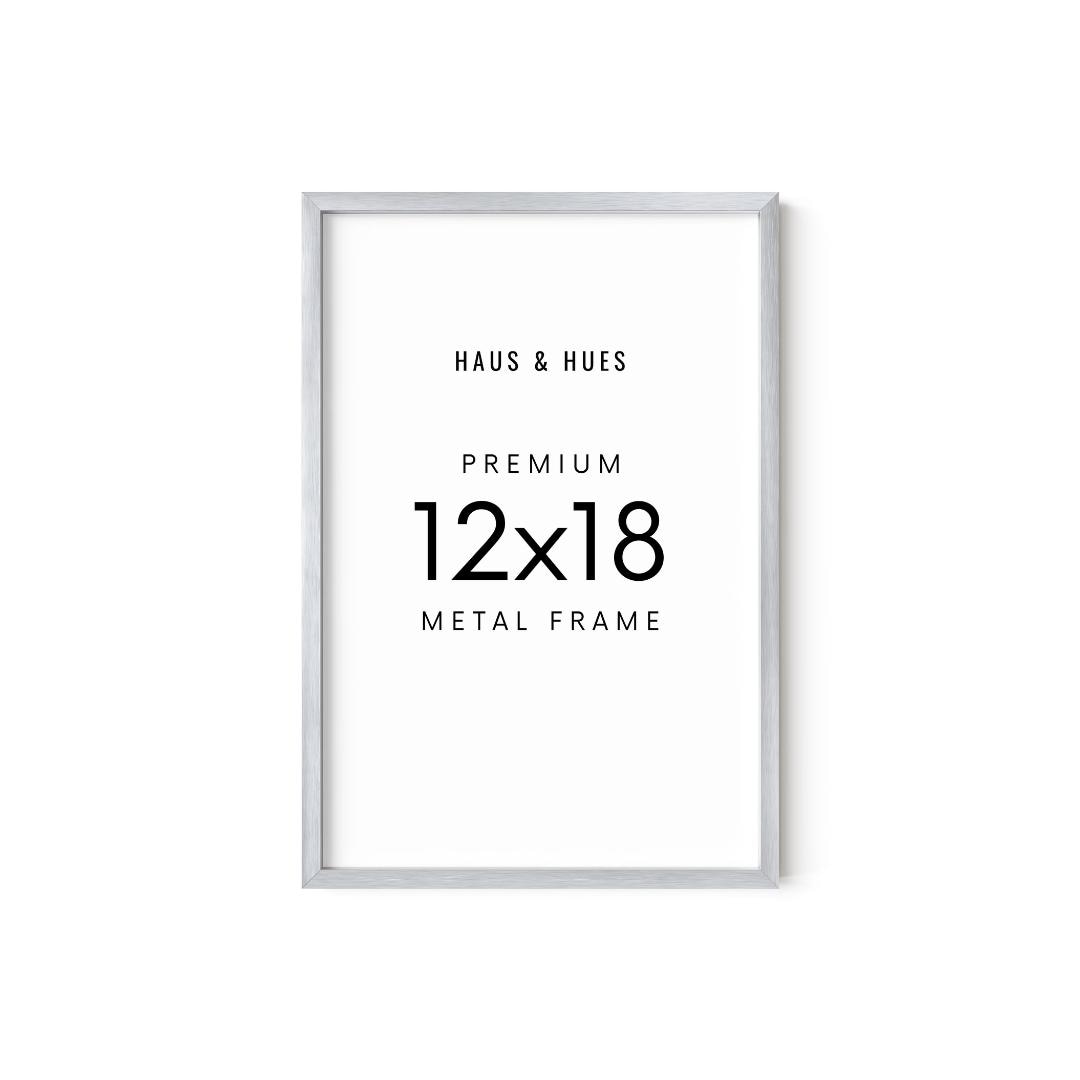 12x18 Silver Aluminum Picture Frame – Modern Wall Art - Etsy