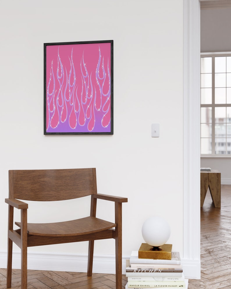 Haus and Hues Pink Pictures Wall Decor Indie Posters for - Etsy