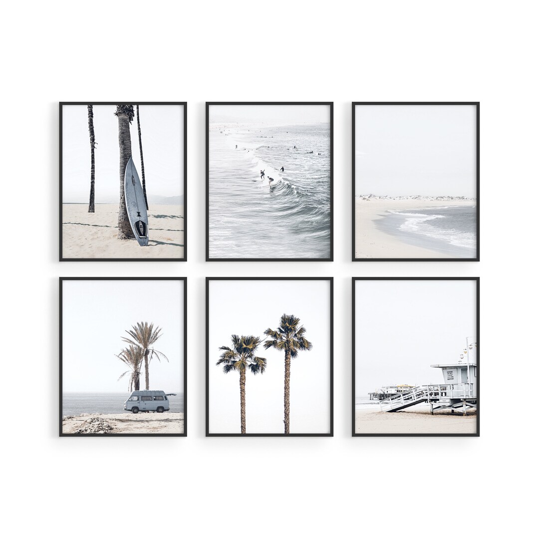 Beach Coastal Set of 6 - Etsy