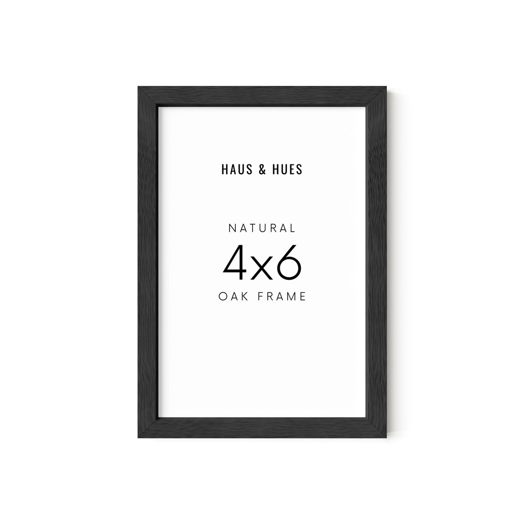 HAUS AND HUES 4 X 6 Picture Frame Wood Set Of 1 4x6 Frame Black 4 By 6 haus-and-hues-4-x-6-picture-frame-wood-set-of-1-4x6-frame-black-4-by-6