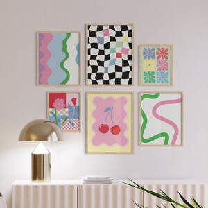 Haus and Hues Danish Pastel Posters - Set of 6 Pastel Pink Poster ...