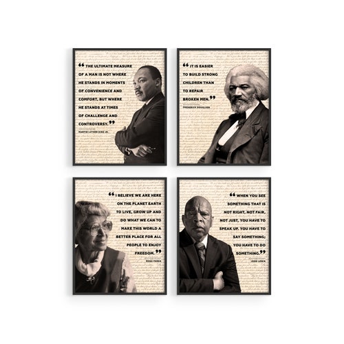 Famous Black History People Poster Series 04 24x18 - Etsy