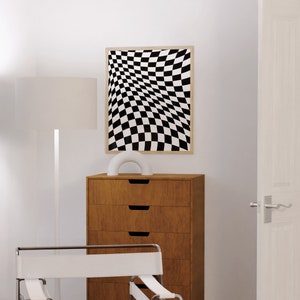 80s Room Decor Aesthetic Checkerboard Poster - by Haus and Hues | 90s ...