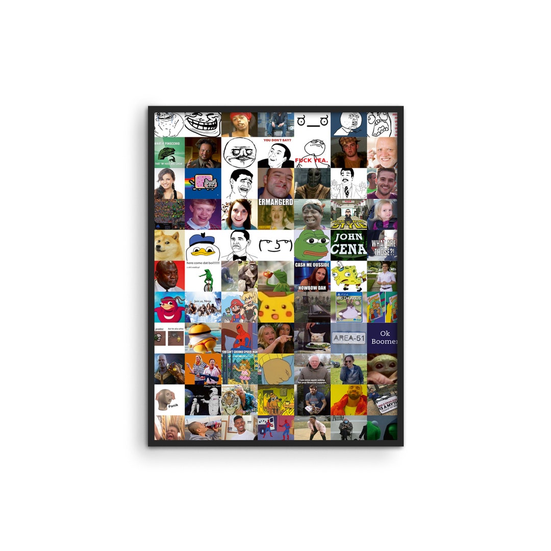 Haus and Hues Meme Posters, Funny Posters for College Dorm, Humor Wall ...