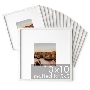 Haus and Hues 10 X 10 Picture Frame - 10x10 Wood Frame, 10x10 Picture ...