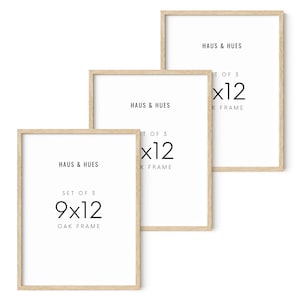 Haus and Hues 9x12 Beige Picture Frame - 9 X 12 Frame Wooden Picture ...