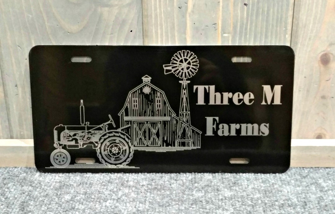 Custom License Plate, Laser Engraved, Your Choice of Image/words ...