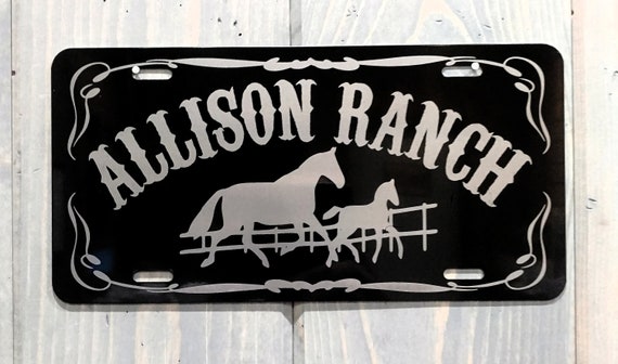 Laser Engraved License Plate Your Choice of Image/words - Etsy