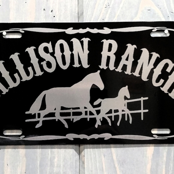 Laser Engraved License Plates - Etsy