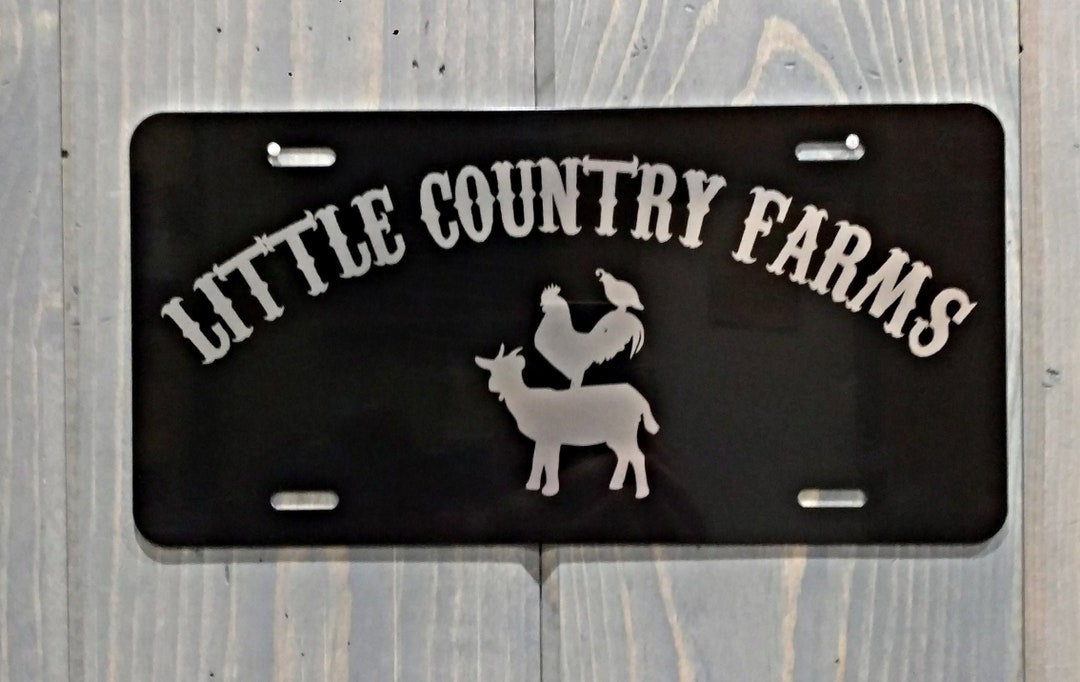 Personalized License Plate, Your Choice of Image/words, Custom License ...