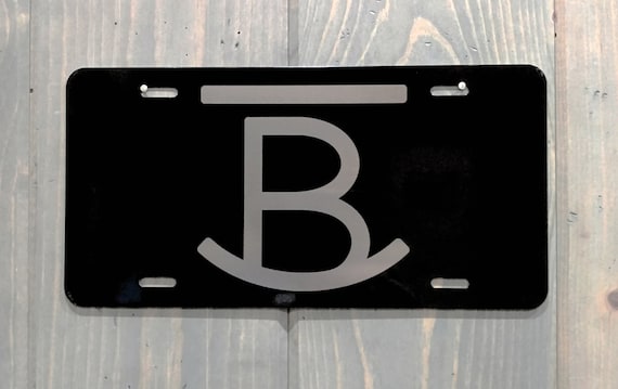 Custom Ranch Brand License Plate Your Brand We Engrave It - Etsy