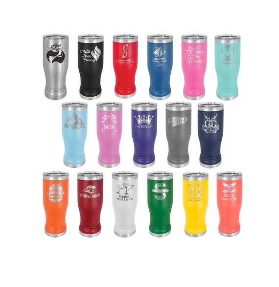 Laser Engraved Pilsner Glass Your Choice of Image/words 20 - Etsy