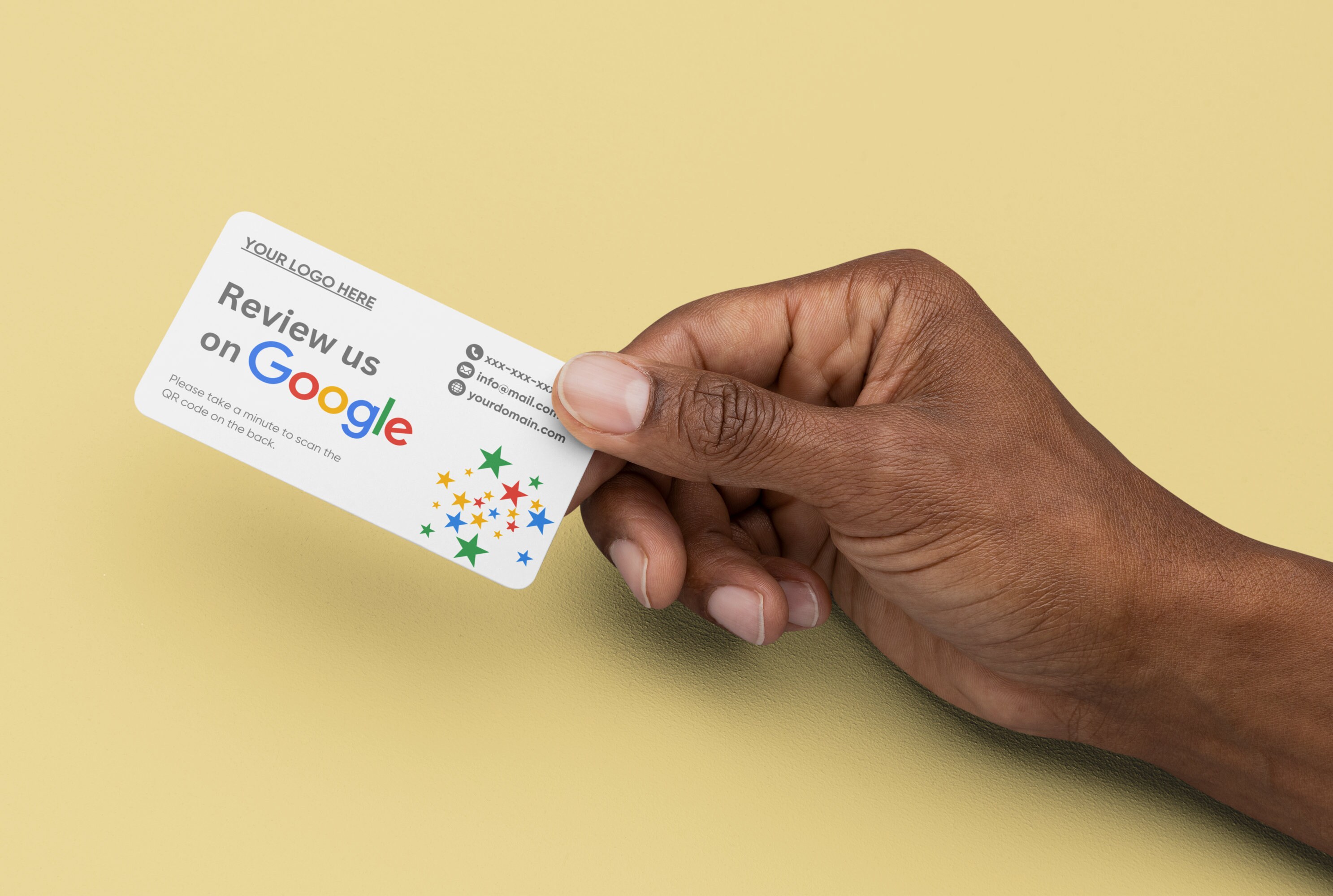 Google Review QR Code Business Cards - Personalized, Custom Design ...