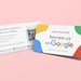 Google Review QR Code Business Cards - Personalized, Custom Design ...