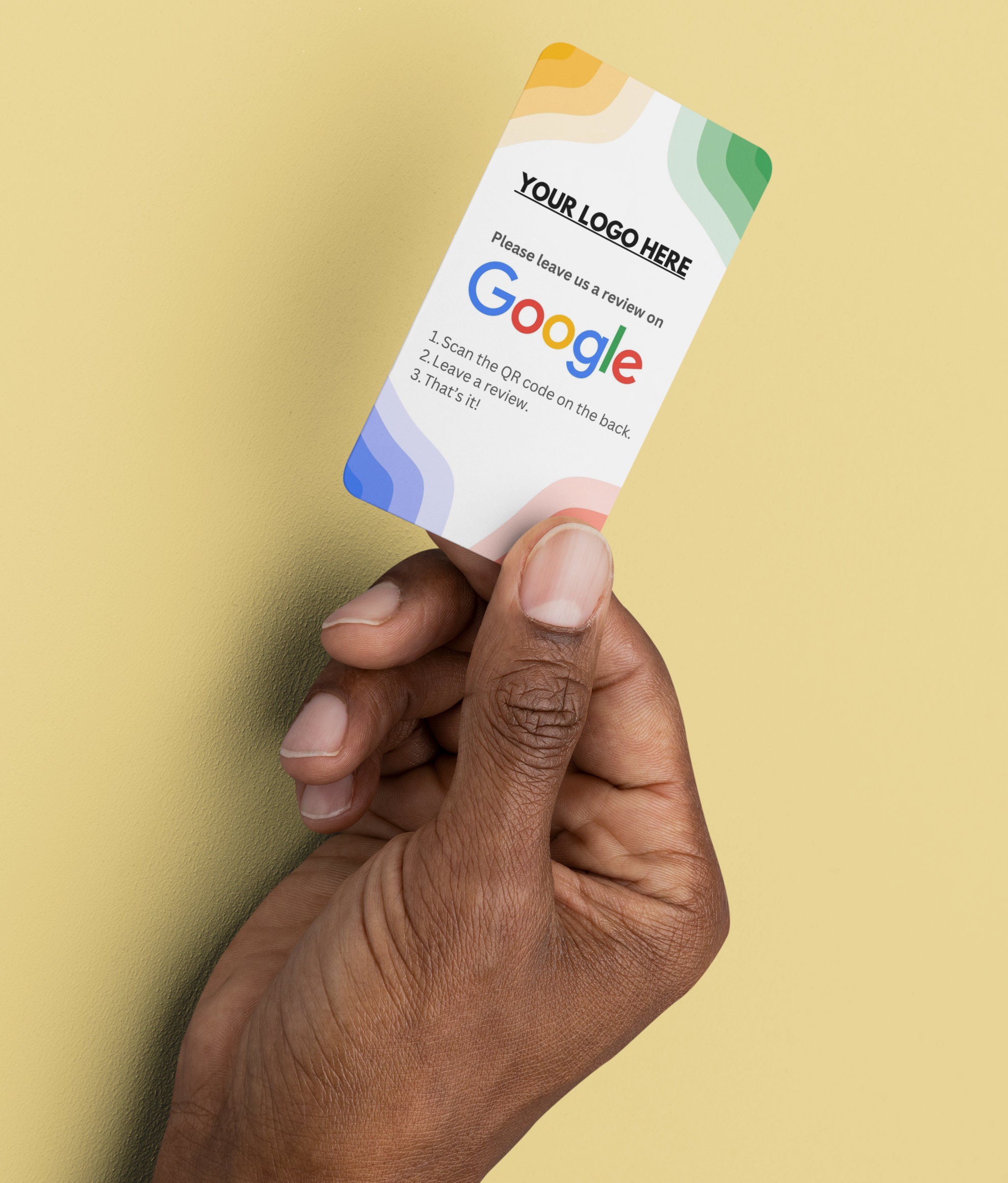 Google Review QR Code Business Cards - Personalized, Custom Design ...