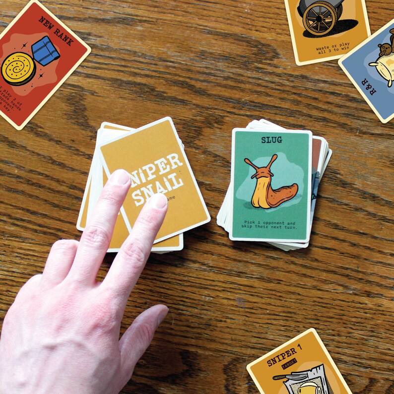 Sniper Snail Card Game - Etsy