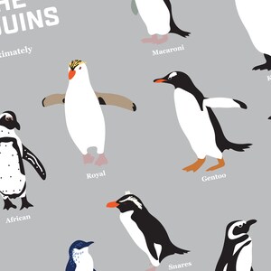 Penguin Poster 11x17 Digital - Etsy