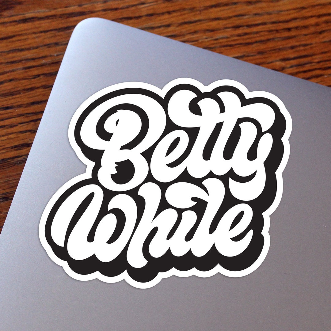 Betty White Sticker - Etsy