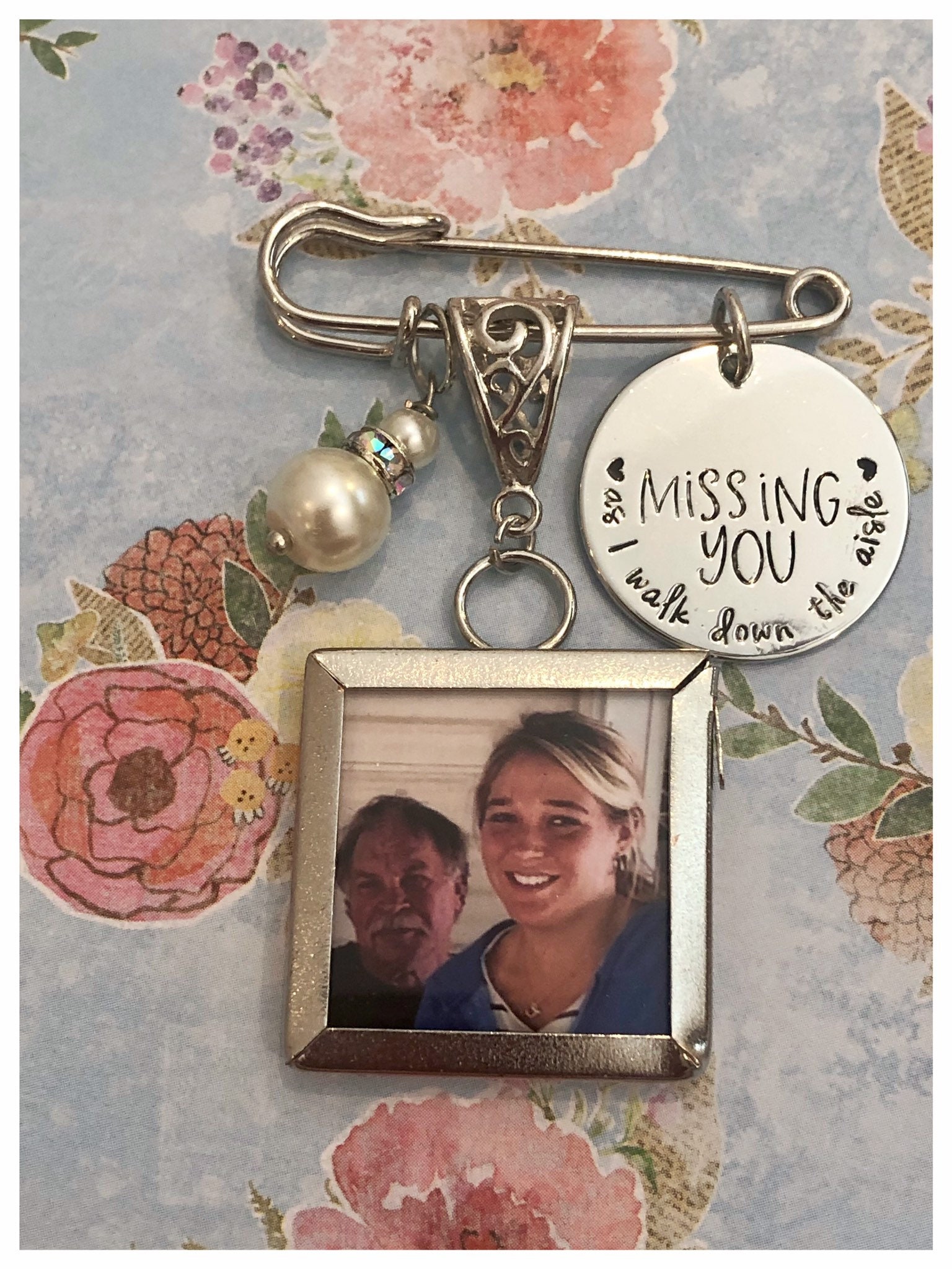 Wedding Bouquet Remembrance Photo Charms - Etsy