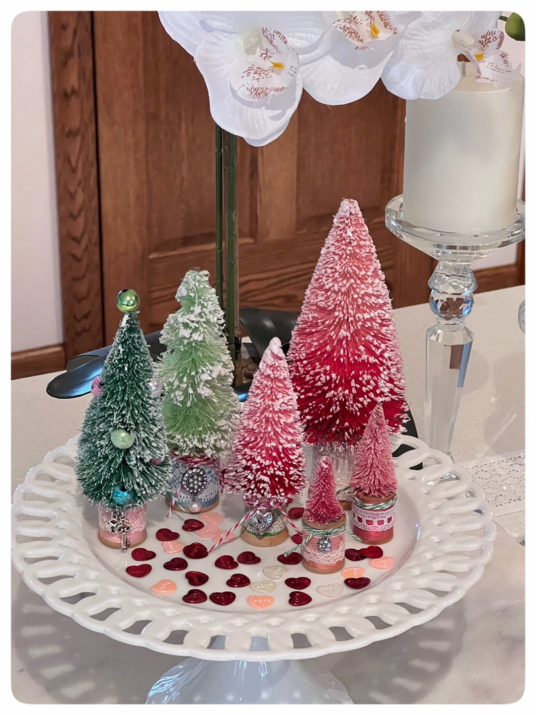 Vintage Thread Spool Valentine Trees - Etsy