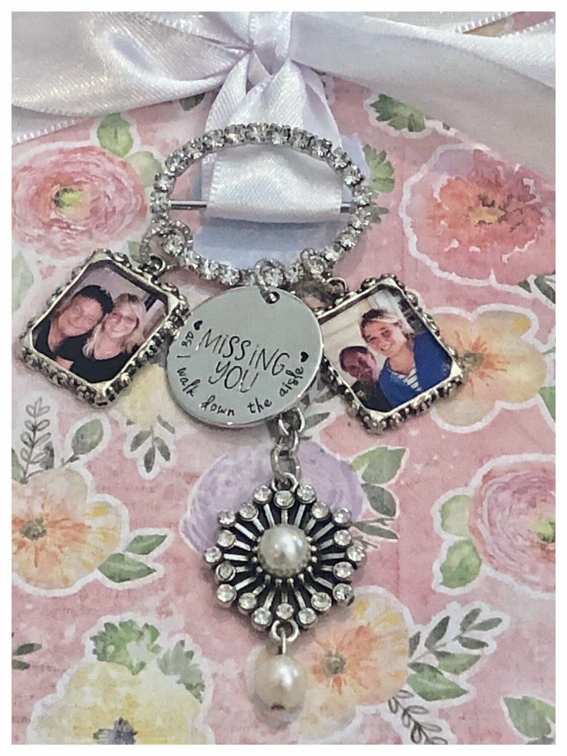 Wedding Bouquet Remembrance Photo Charms - Etsy