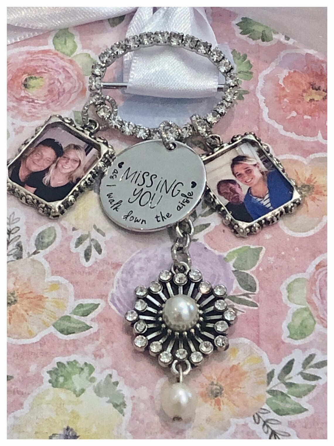 Wedding Bouquet Remembrance Photo Charms - Etsy