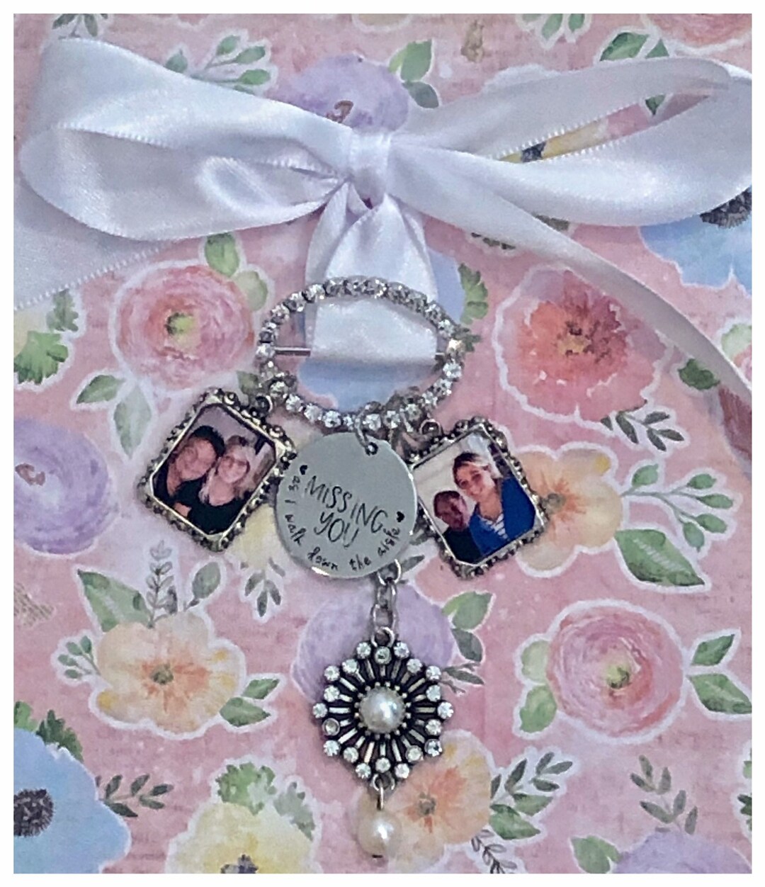 Wedding Bouquet Remembrance Photo Charms - Etsy