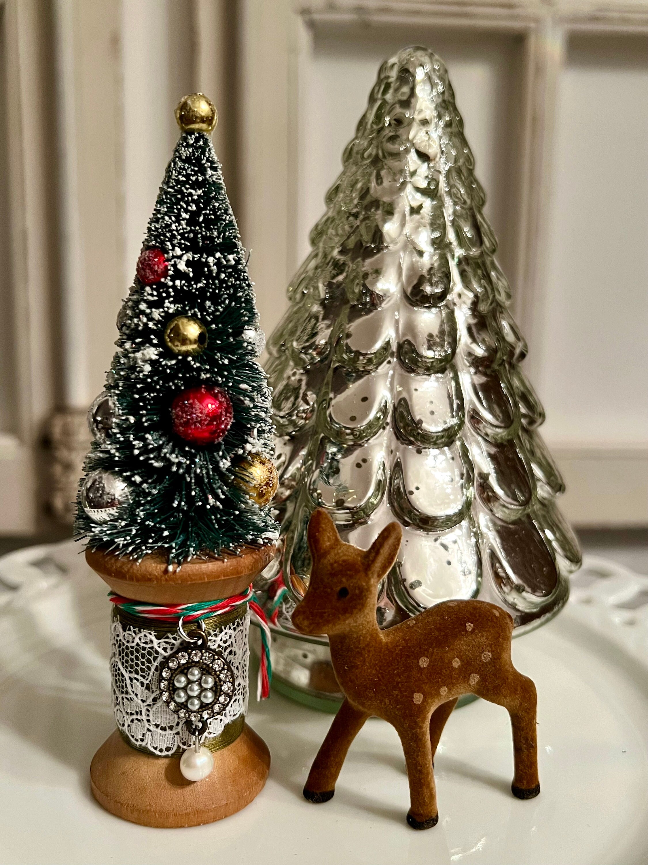 Christmas Vintage Spool Trees - Etsy